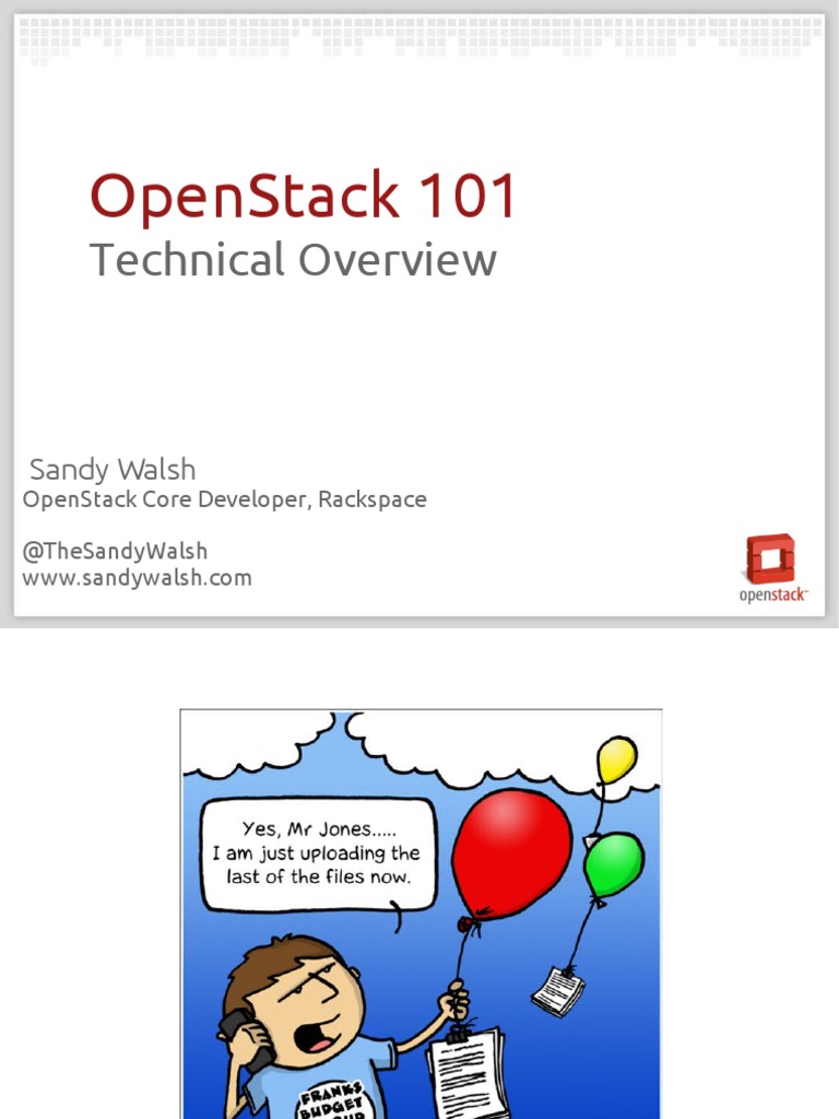 Openstack Technical 101 | PDF | Open Stack | Cloud Computing