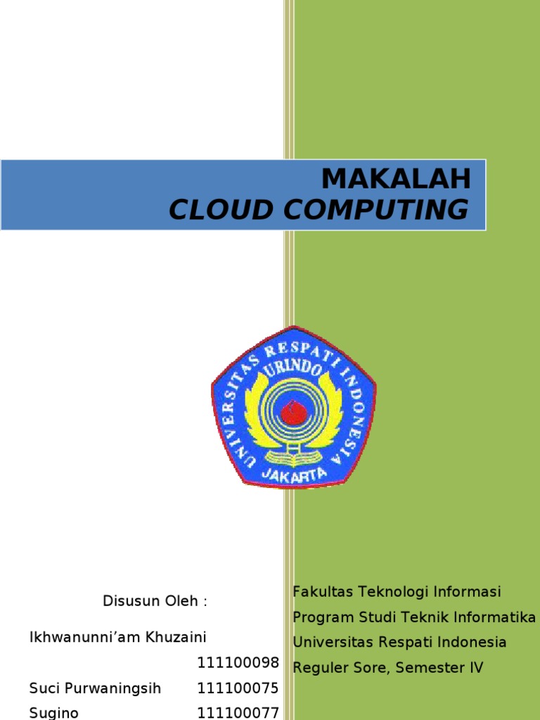 Makalah Cloud Computing - Sudah Diedit | PDF
