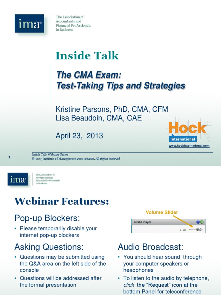 CMA Exam Preparation | Test (Assessment) | Multiple Choice