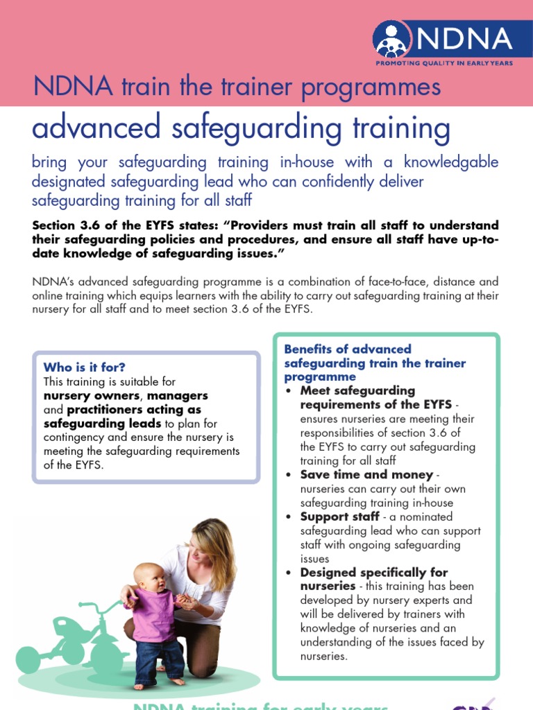 Advanced Safeguarding 1 Day | PDF | Preschool | Distance Education