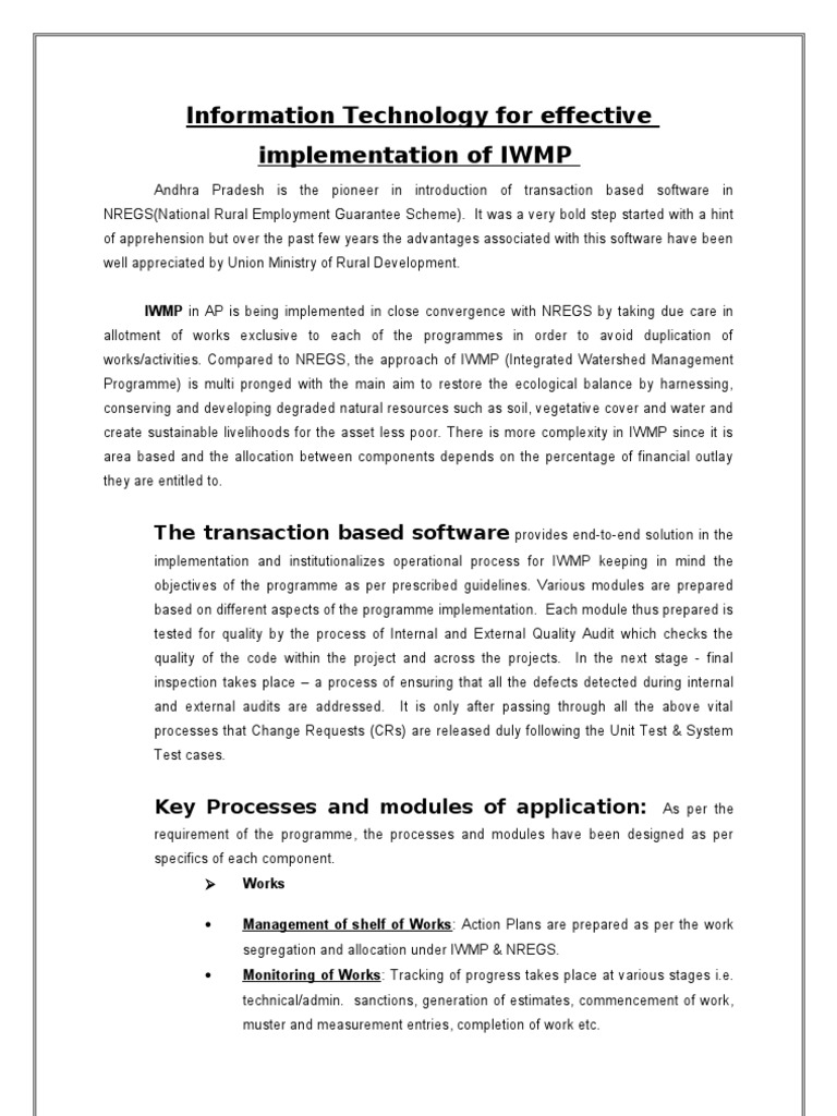 Best Practices in IWMP, AP - IT - 12.6.2013 | PDF | Unit Testing | Audit
