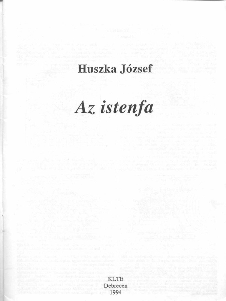 Huszka József - Az Istenfa 1908. | PDF