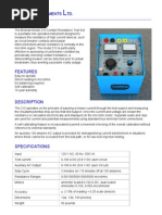 Siemens Ductor Test Method Statement | PDF | Electrical Resistance And ...