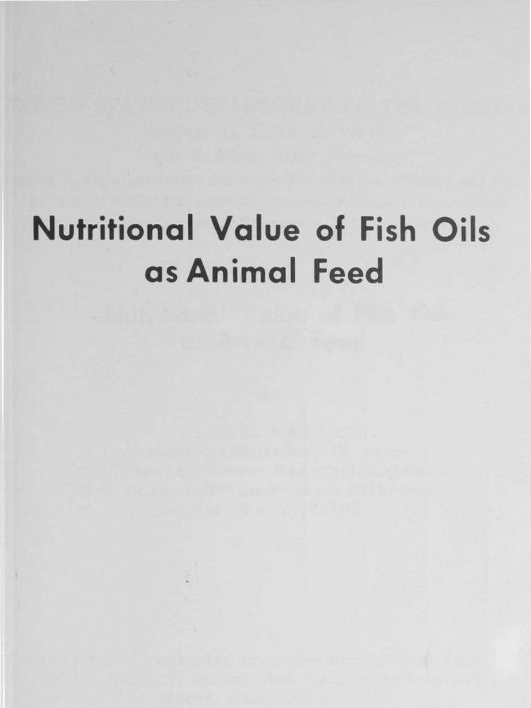 Nutrition Value of Fish | PDF | Food Energy | Nutrition