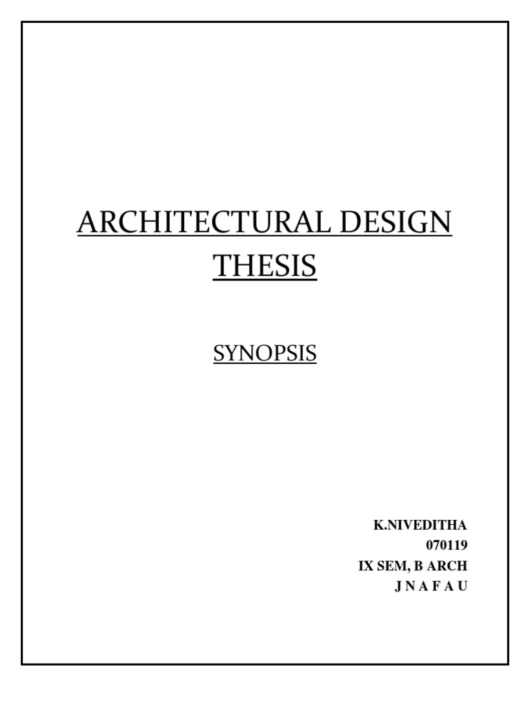 Architectural Design Thesis | PDF | Ayurveda | Museum