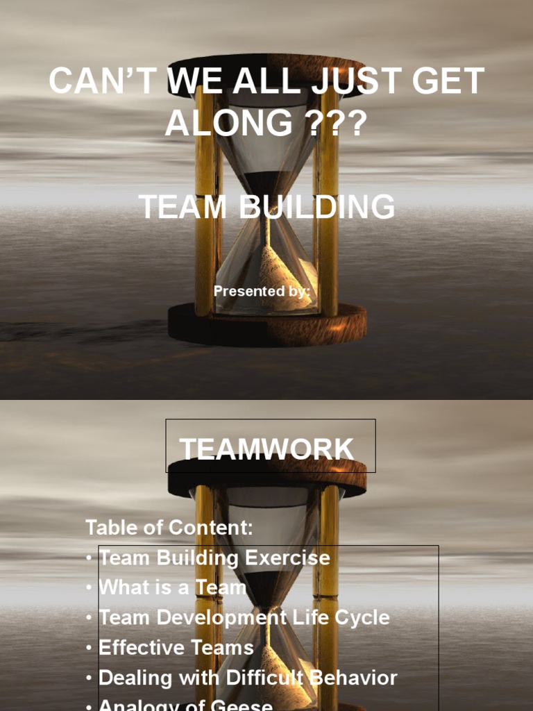 Team Building Presentation 1 | PDF | Self-Improvement