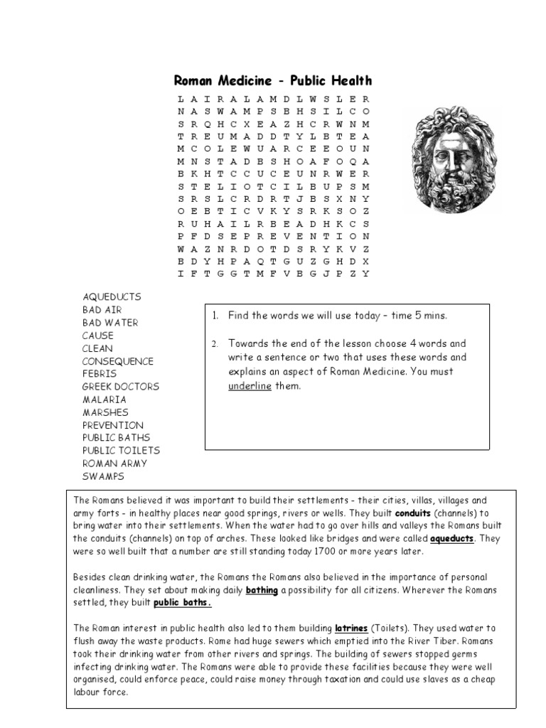 Roman Public Health | PDF | Rome | Sanitation
