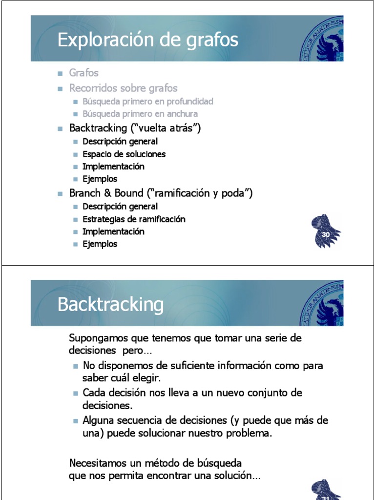 5 Backtracking | PDF | Algoritmos | Combinatoria