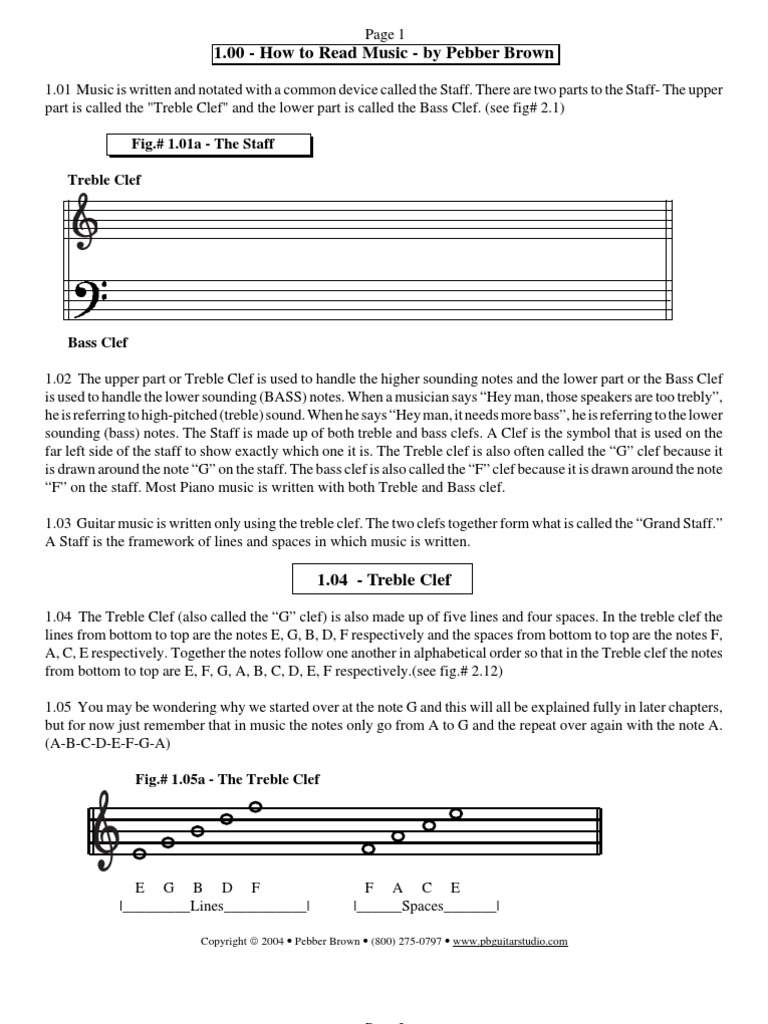 How To Read Music | PDF