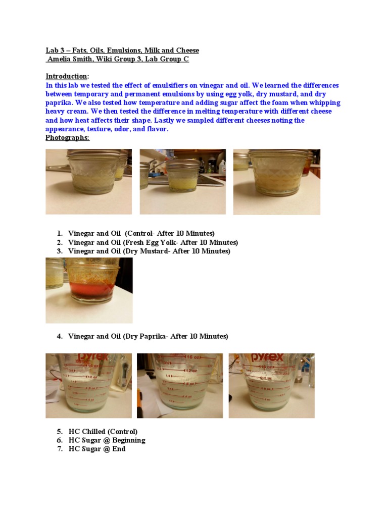 Lab Report 3 | PDF | Cheese | Milk