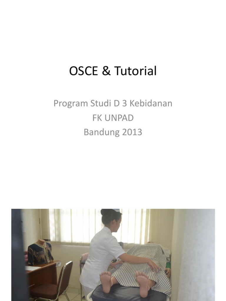 D3 Kebidanan FK UNPAD OSCE & Tutorial | PDF