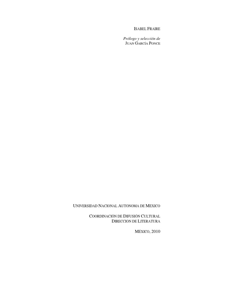 Isabel Fraire 82 | PDF | Dom | Poesía