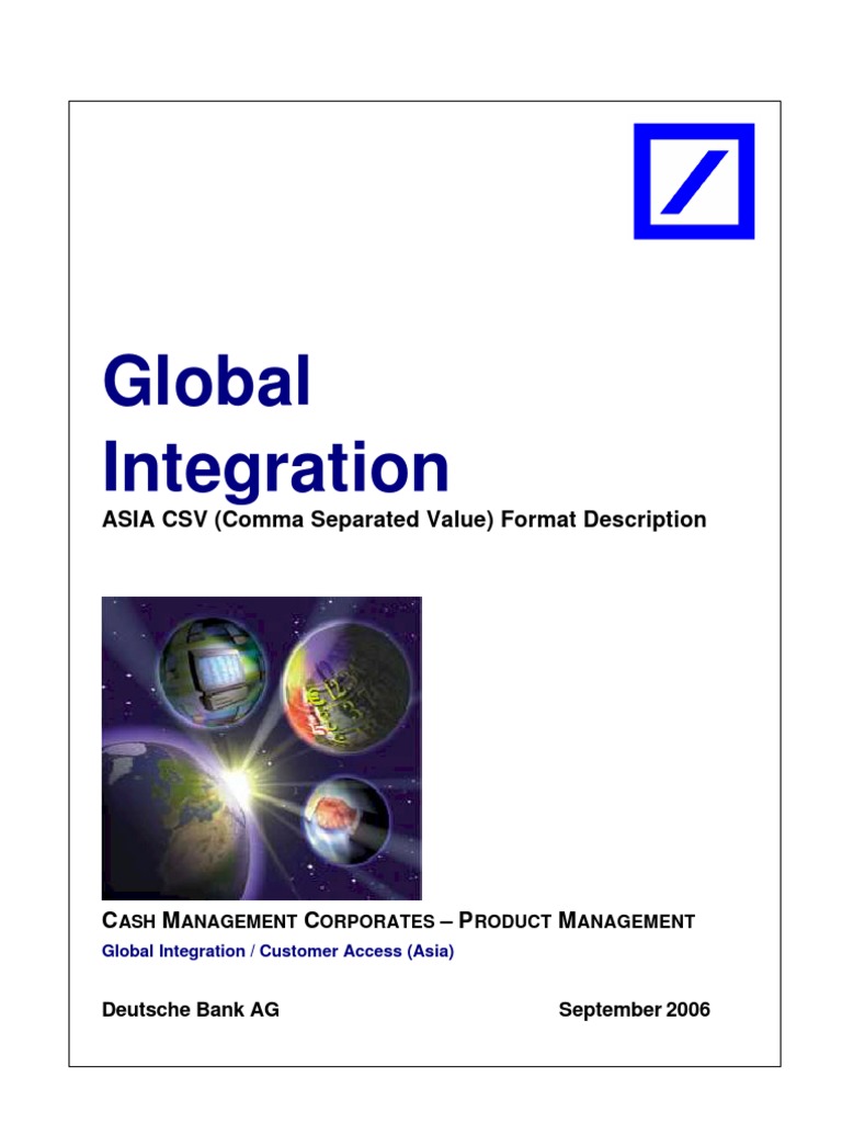DB Direct CSV Asia 5.2c | PDF | Financial Transaction | Payments