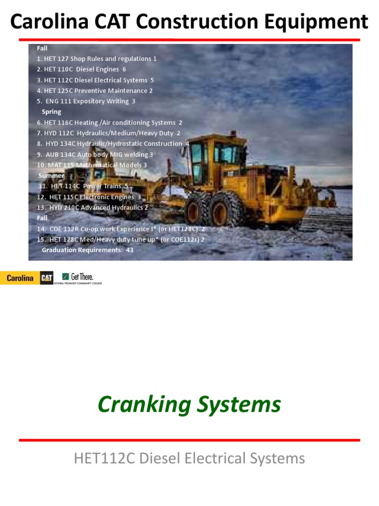 Diesel Engine Cranking Systems Guide | PDF | Ignition System | Switch