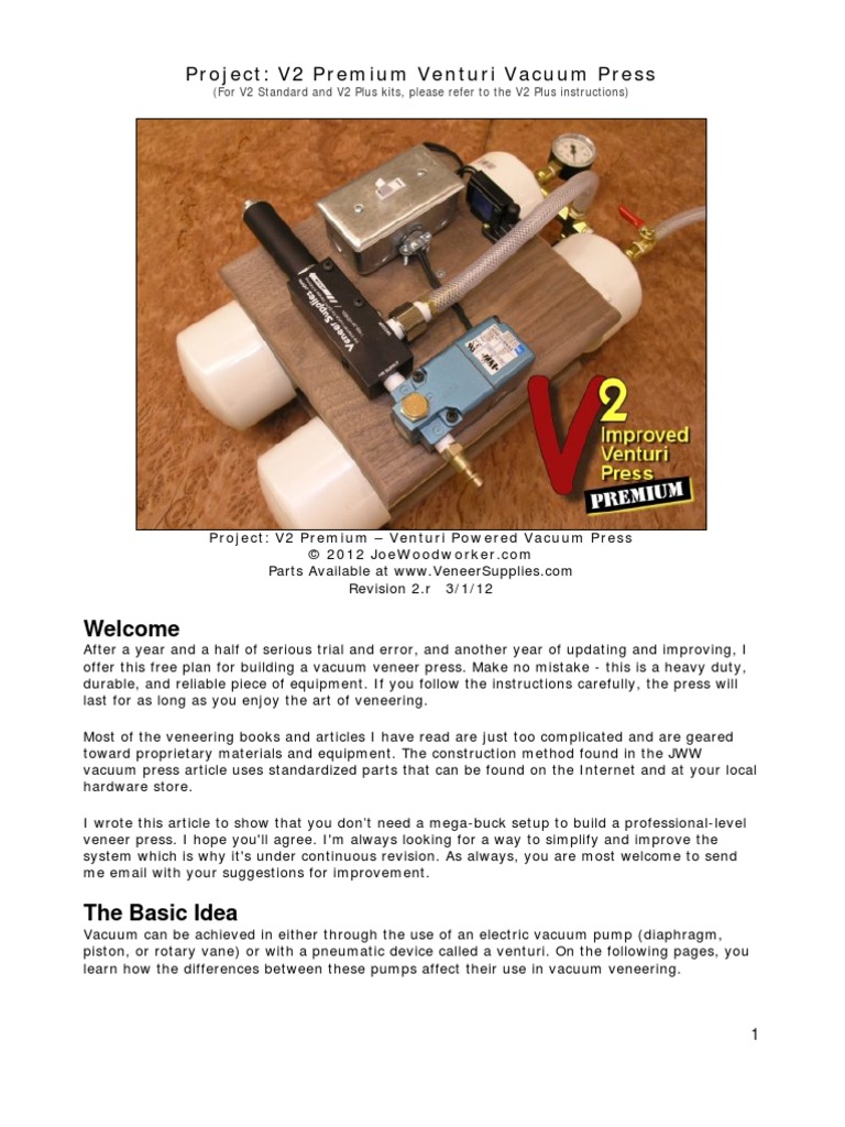 Project: V2 Premium Venturi Vacuum Press: Welcome | PDF | Electrical ...