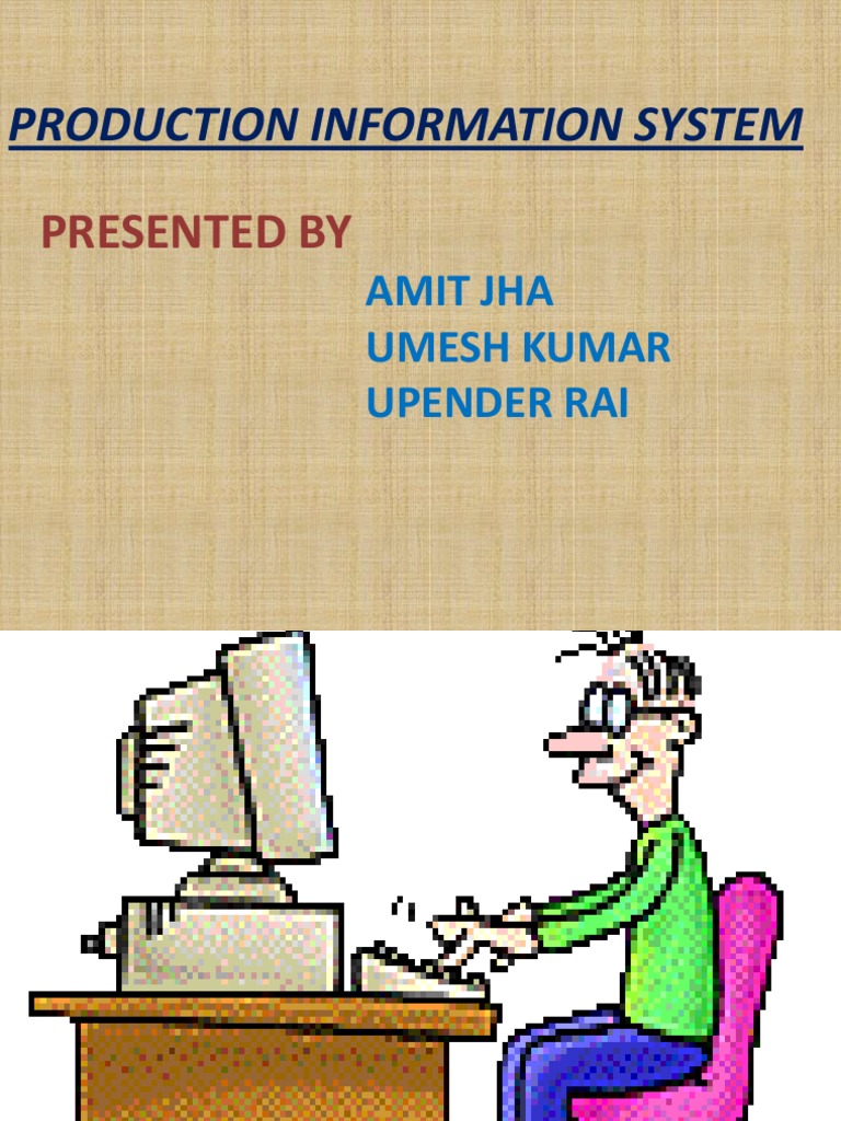 Production Information System | PDF