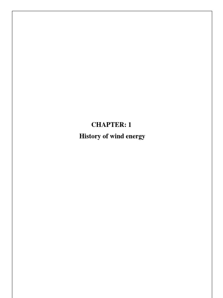 Wind Mill Project Report | PDF | Wind Turbine | Wind Power