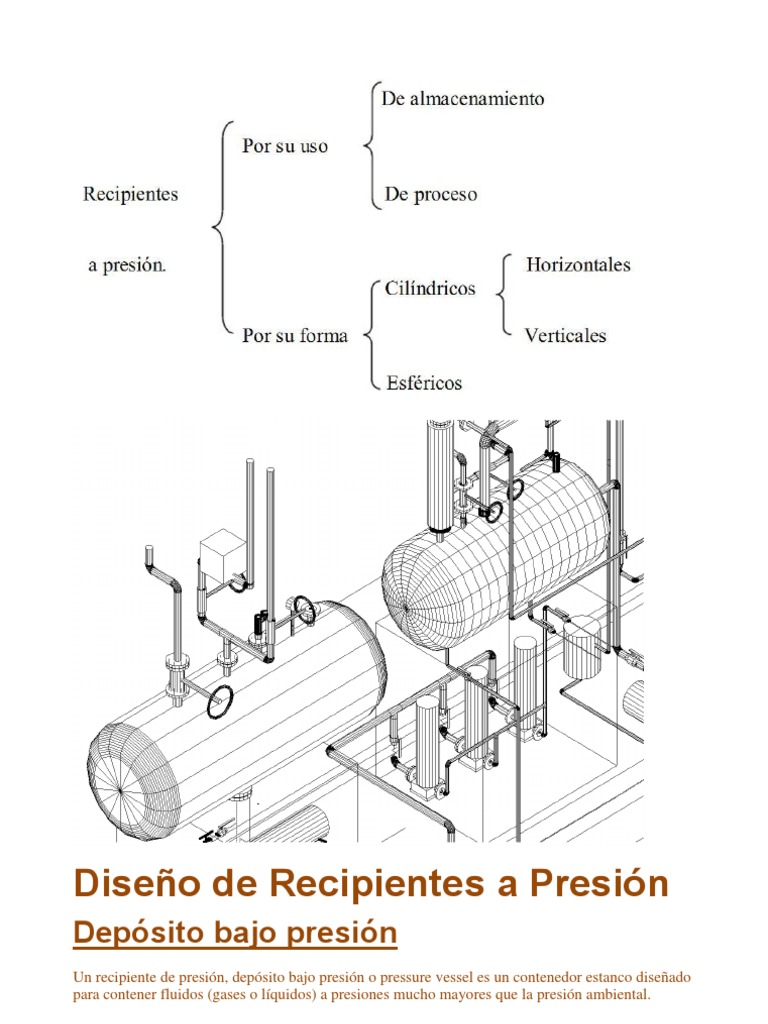 Diseño de Recipientes A Presión | PDF | Gases | Science
