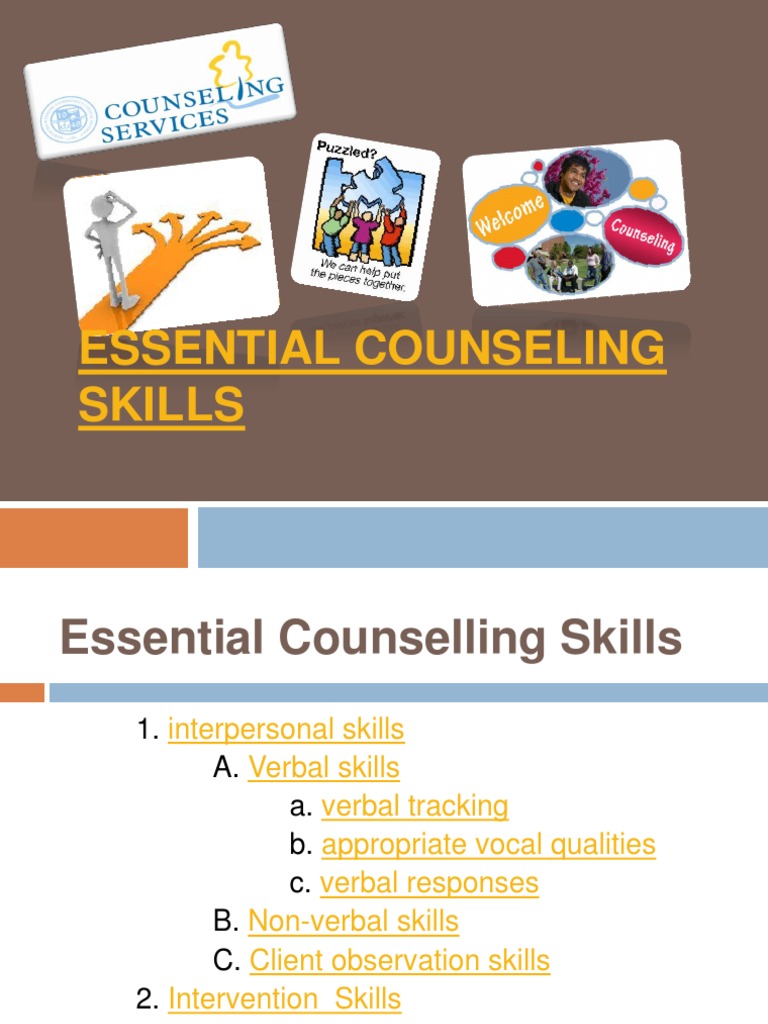Counseling Skills Guide | PDF | School Counselor | Feeling