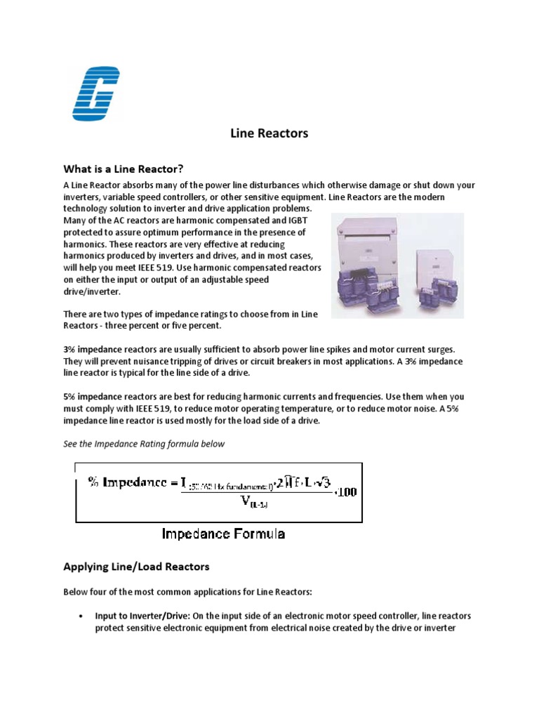 Line Reactors - What Is A Line Reactor? | PDF