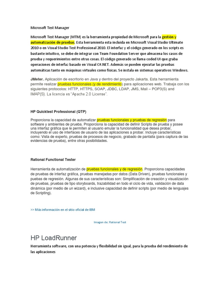 Comparativa de Herramientas para Pruebas Automáticas | PDF | Selenio (software) | Aplicación web