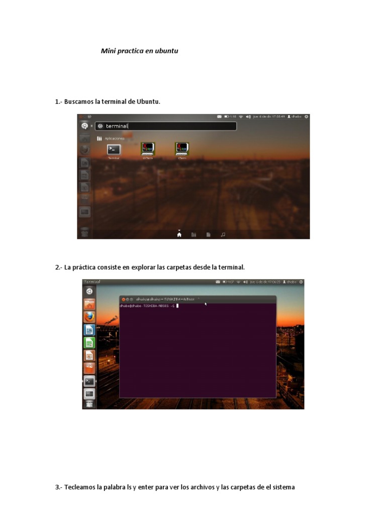 Mini Practica UBUNTU | PDF
