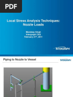 Nozzle Loads | PDF | Stress (Mechanics) | Chemical Engineering