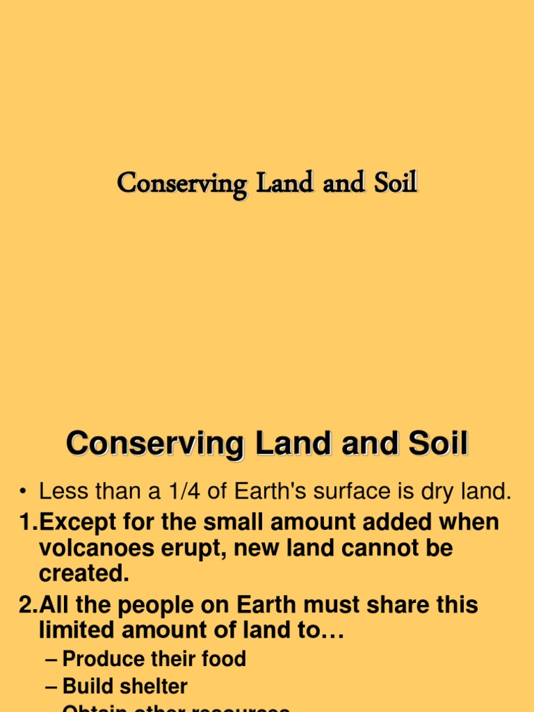 Soil Conservation Practices Explained | PDF | Technology & Engineering