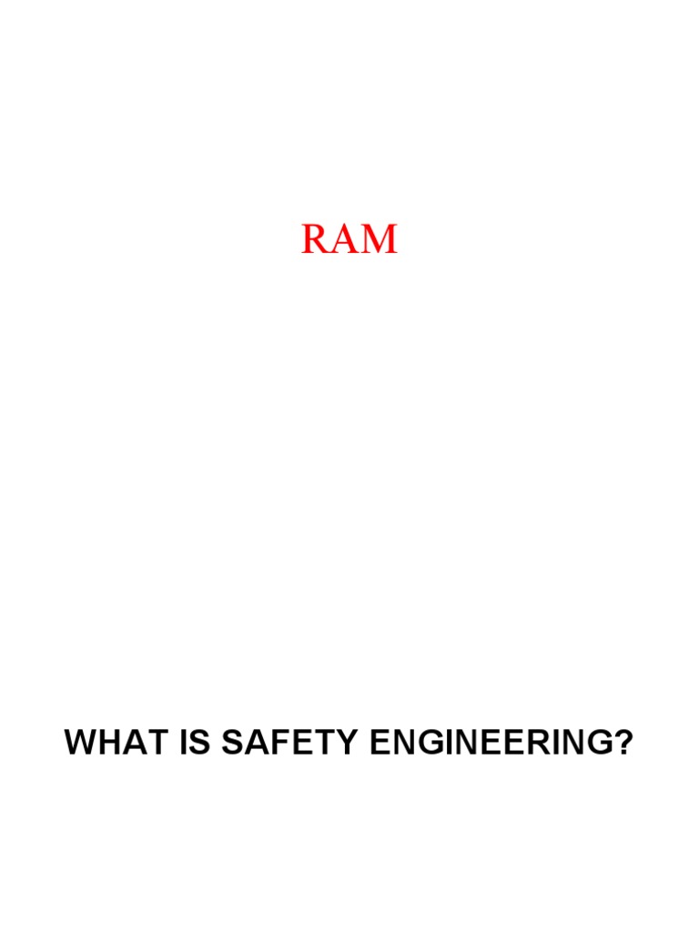 Reliability, Availability, Maintainability | PDF | Safety | Systems ...