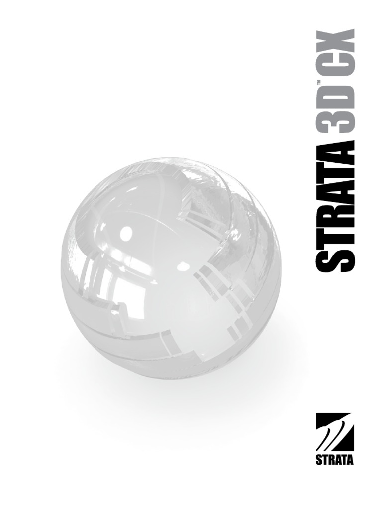 Strata 3D CX User Guide | PDF | Adobe Photoshop | Rendering (Computer ...
