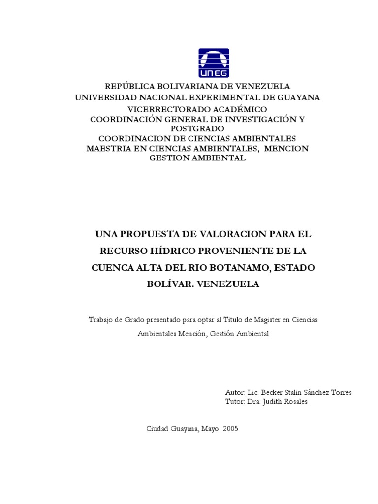 Sanchez-Torres Becker (2005) Una Propuesta para La Valoración Del ...