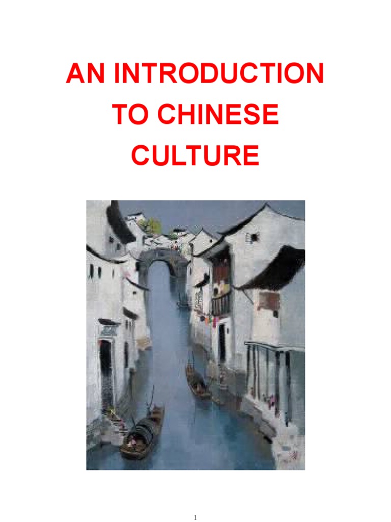 Overview of Chinese Cultural Heritage | PDF | Chinese Literature ...