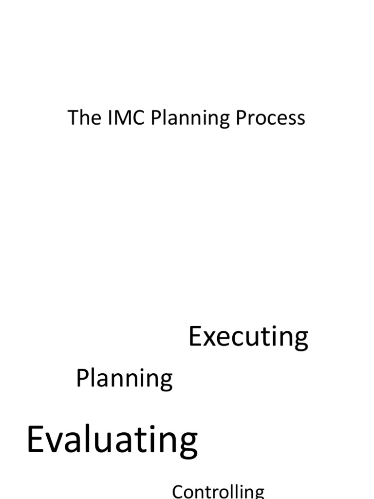 The IMC Planning Process | PDF | Marketing Communications | Business