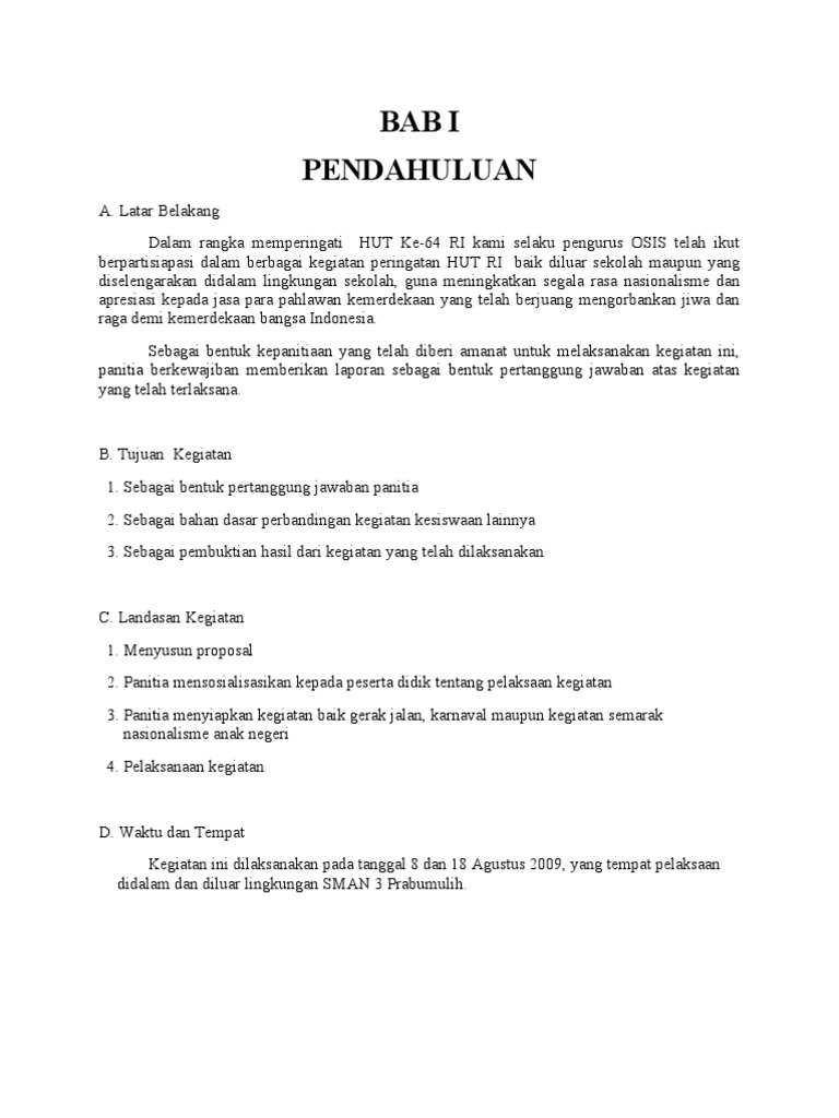 Proposal Karnaval | PDF