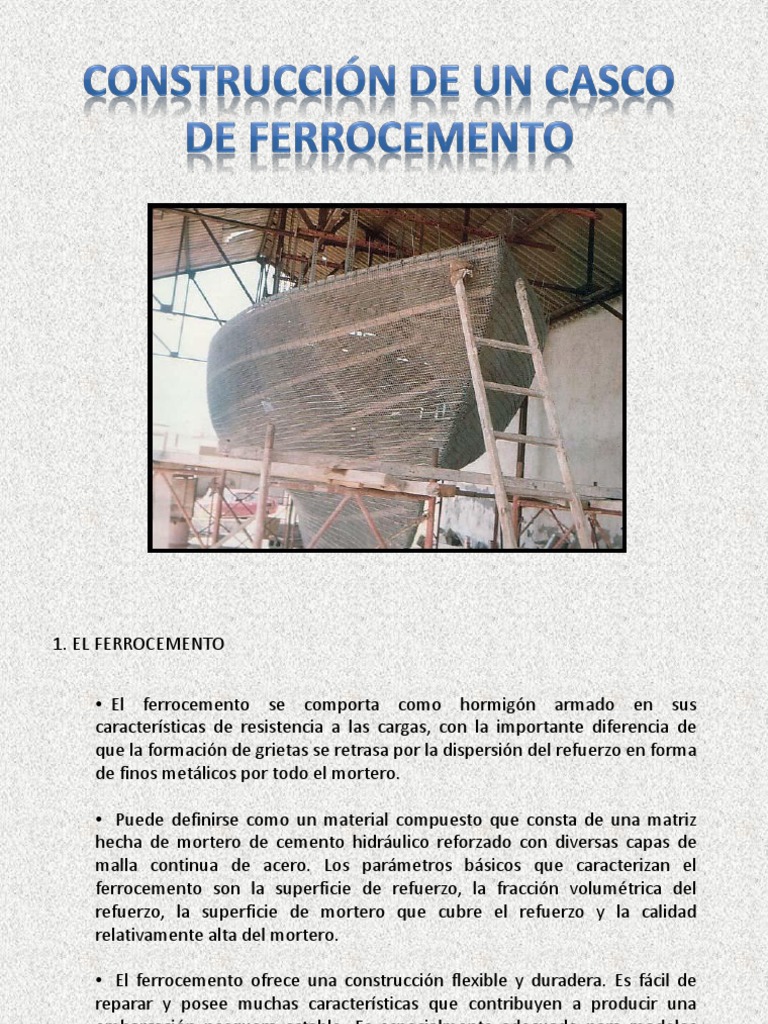 Ferro Cemento | PDF | Hormigón | Cemento