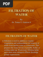 Filtration Process | PDF | Filtration | Water Purification