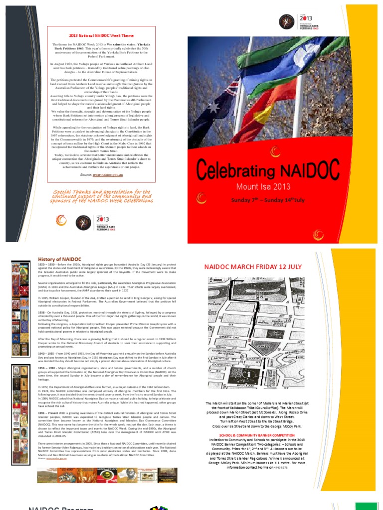 Naidoc 2013 | PDF | Indigenous Australians | Politics Of Australia