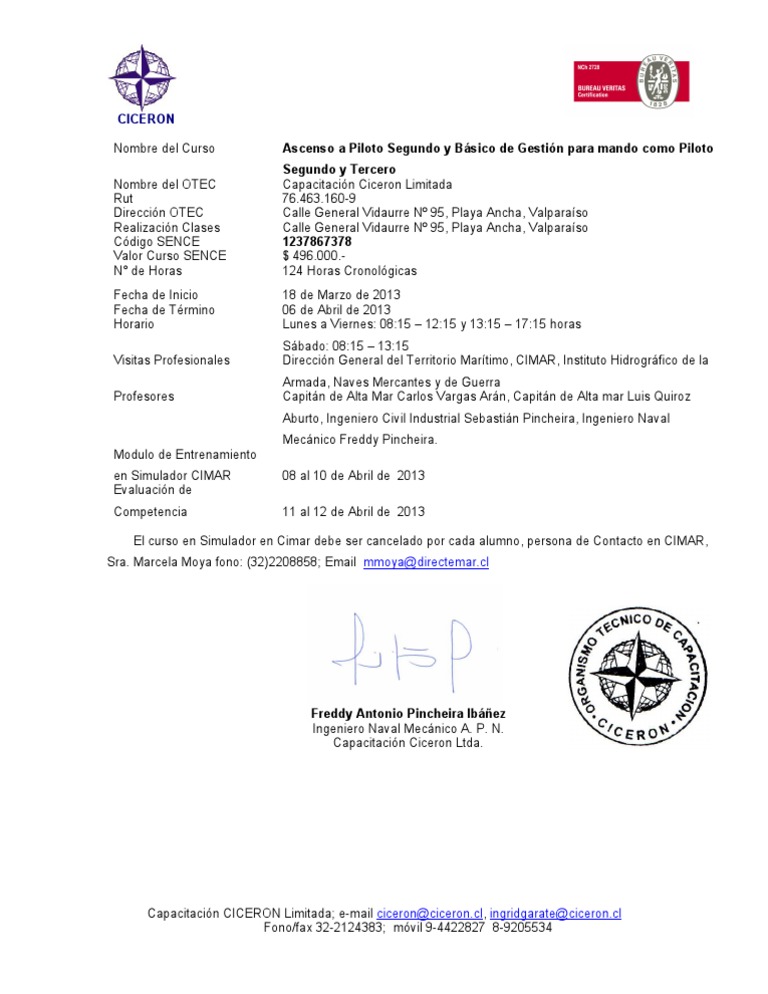 E.mail Ascenso A Piloto Segundo y Básico de Gestión para Mando Como ...