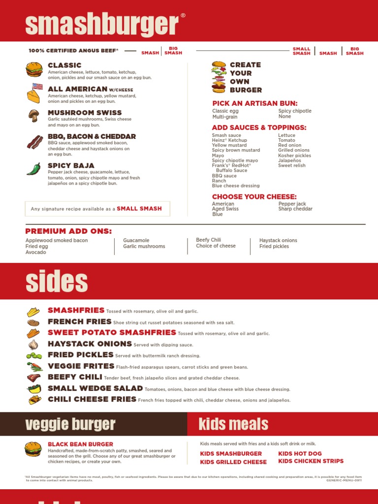 Veggie Burger Kids Meals: Classic Create Your OWN Burger | PDF | Salad ...