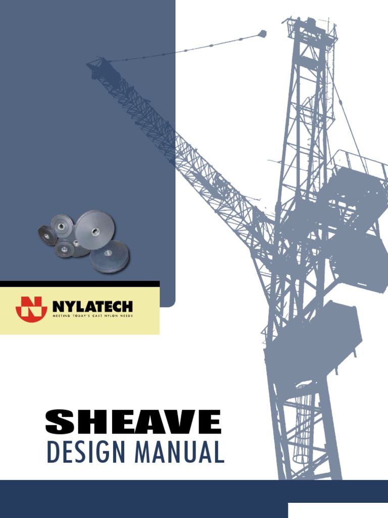 Sheave Manual SM | PDF | Crane (Machine) | Bearing (Mechanical)