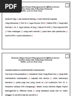 Contoh Cue Card MC Musyawarah Cabang | PDF