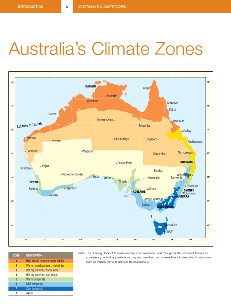 Australia's Climate Zones Overview | PDF