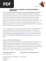 Borderline Personality Questionnaire BPQ Sample Report Scoring | PDF ...