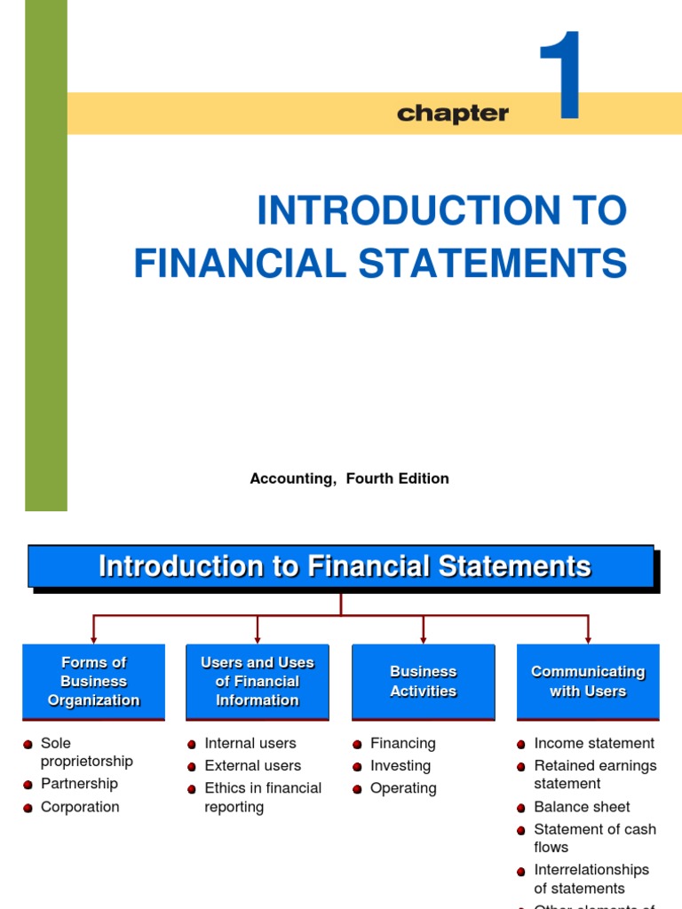 Introduction To Financial Statements: Accounting, Fourth Edition | PDF ...