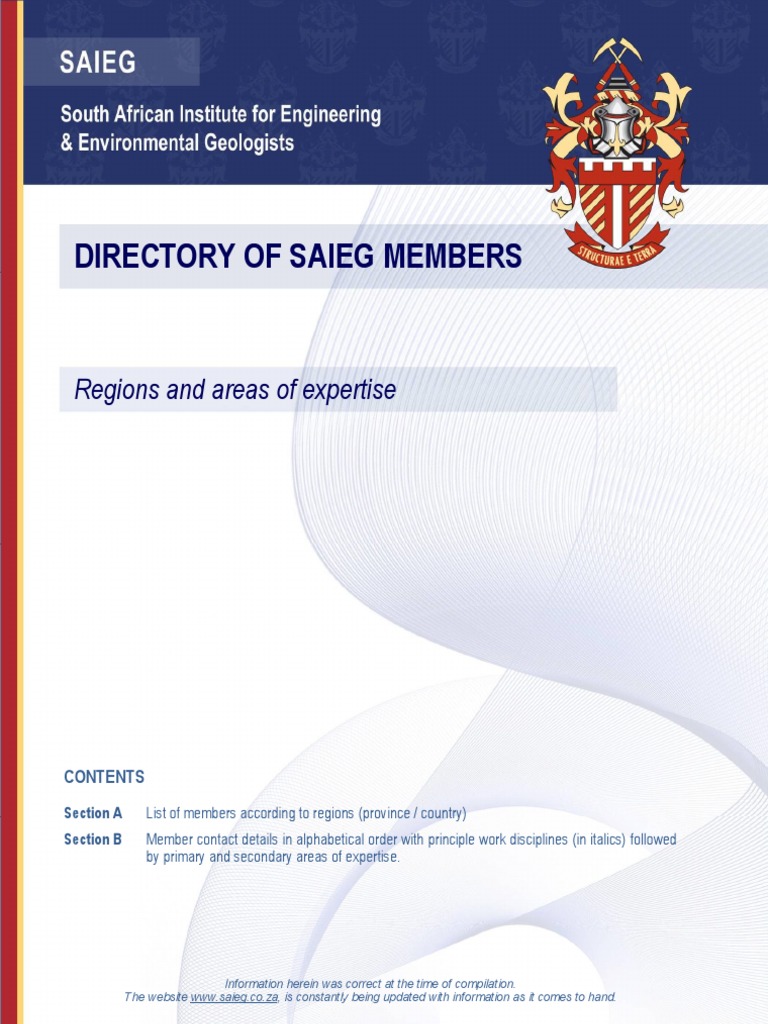 SAIEG Directory 2011 | PDF