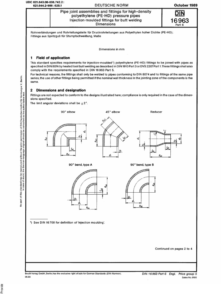 DIN 16963 PVC Pipe Fittings Guide | PDF