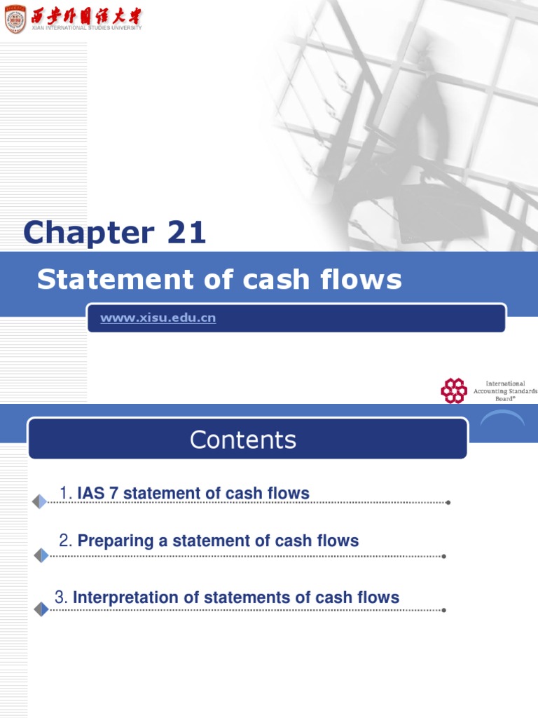 IFRS Chapter - 21 Statements of Cash Flows | Download Free PDF | Cash ...