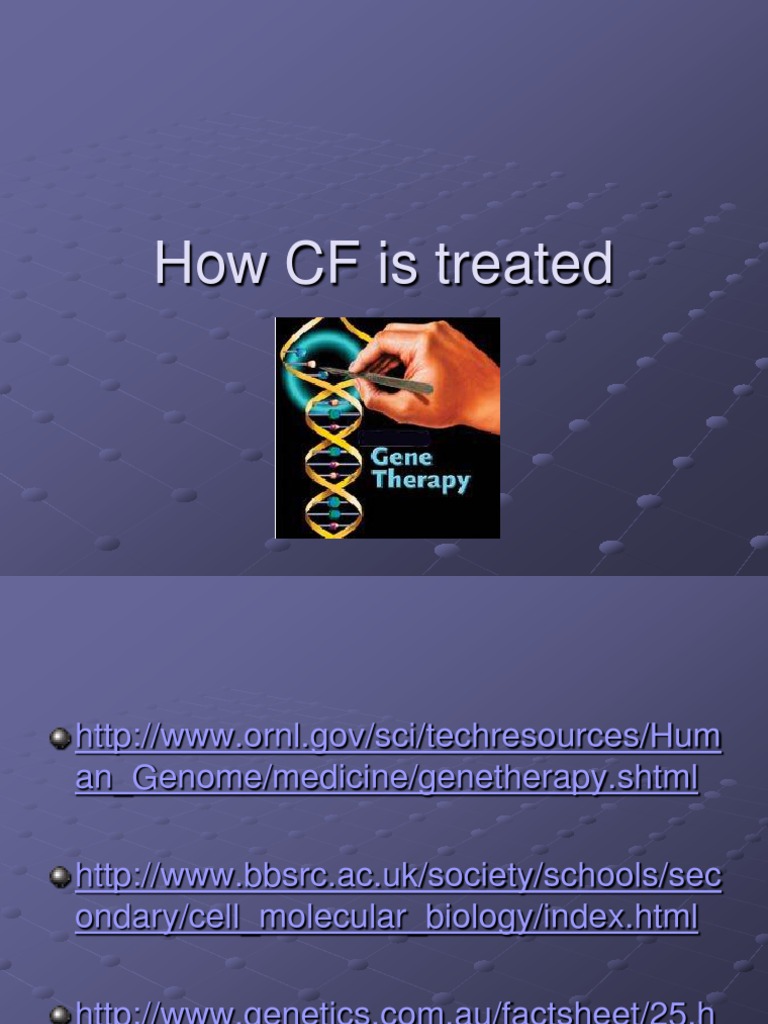 CF Gene Therapy | PDF | Gene Therapy | Leptin