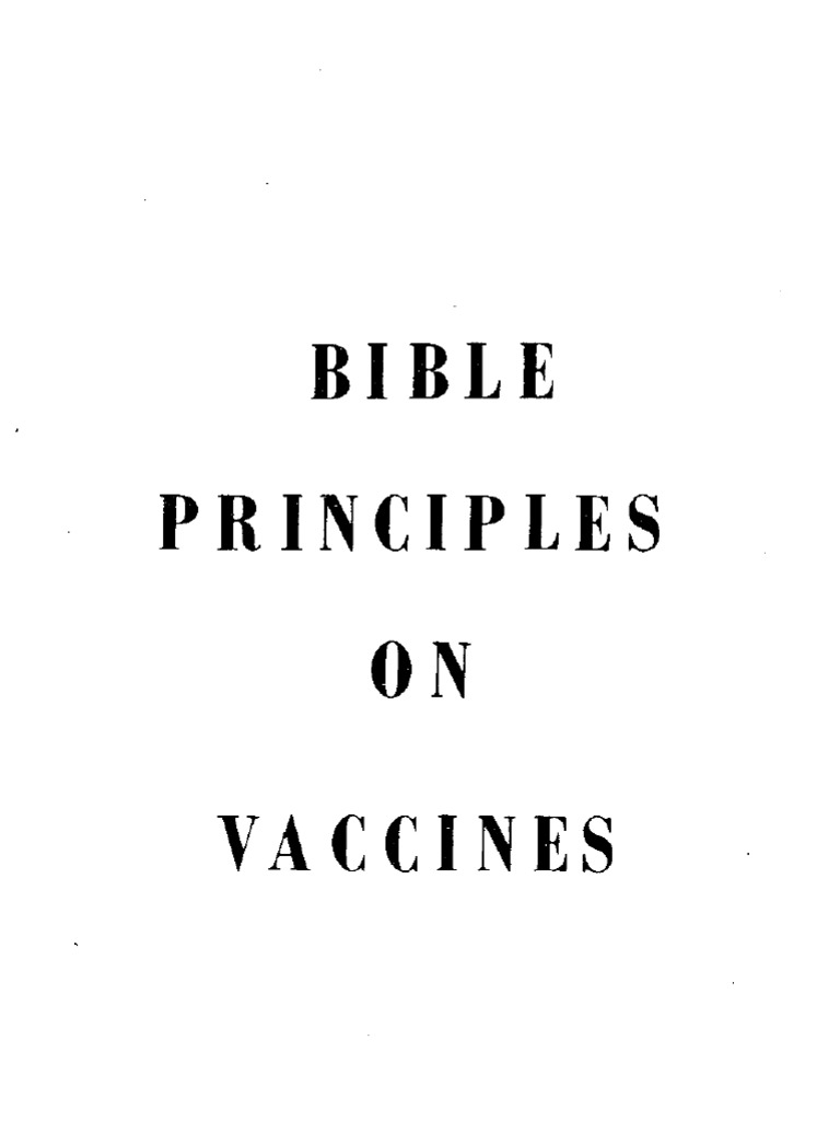 Sheldon Emry Bible Principles On Vaccines | PDF | Religious Behaviour ...