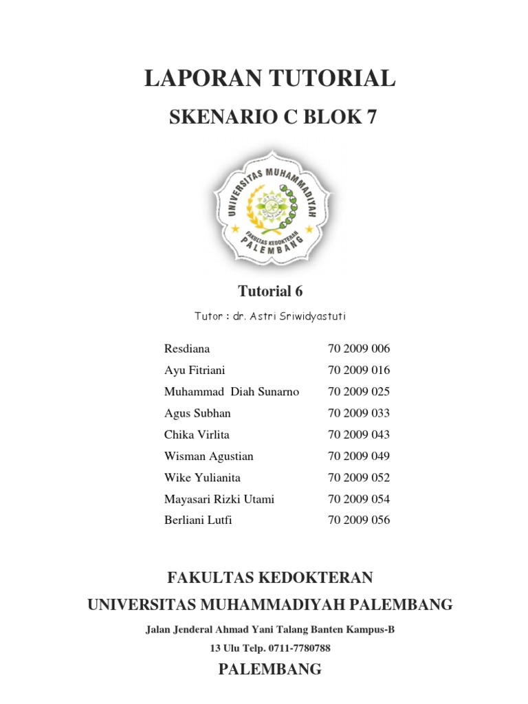 Laporan Tutorial 6 Skenario B BLOK 7 (Fix) | PDF